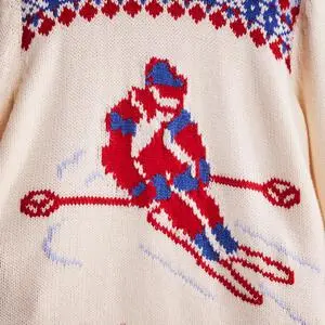 COACH Restored Ski Fair Isle Knit Sweater