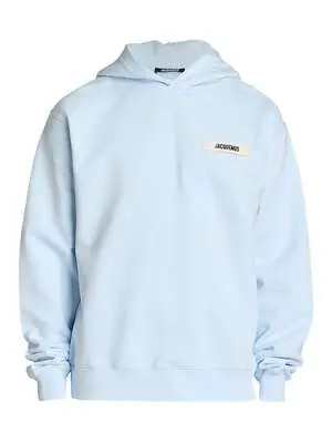 Jacquemus Gros Grain Hoodie Light Blue