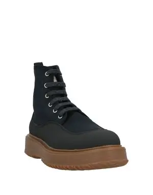 Hogan Lace-up Ankle Boots - Black