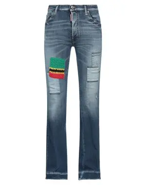 Dsquared2 Straight Leg Jeans With Appliqués