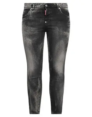 Dsquared2 Faded Denim Boyfriend Jeans - Black