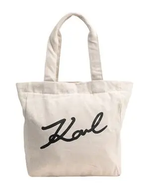 Karl Lagerfeld Cotton Gabardine Tote