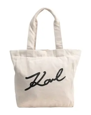 Karl Lagerfeld Cotton Gabardine Tote