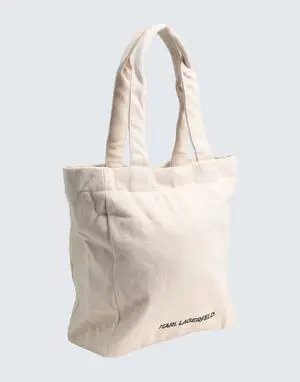 Karl Lagerfeld Cotton Gabardine Tote