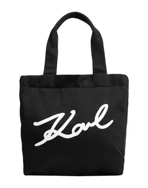 Karl Lagerfeld Cotton Gabardine Tote