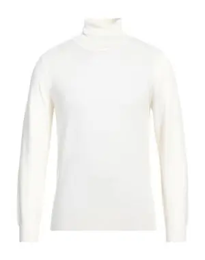 CRUCIANI Turtleneck Size Wool - Cream