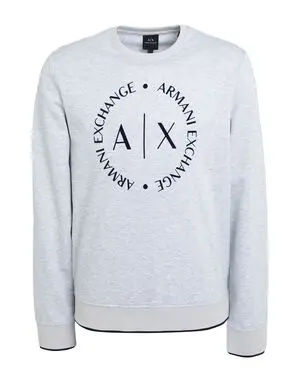 Armani Exchange Sweatshirt In Polyester, Viscose, And Elastane - Grey