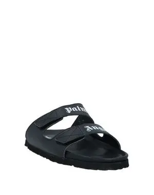 Palm Angels Leather Sandals - Black