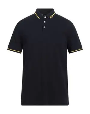 Armani Exchange Man Polo Shirt White Size M Cotton Navy Blue
