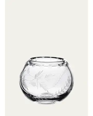WILLIAM YEOWARD CRYSTAL Fern Rose Bowl - Noclr