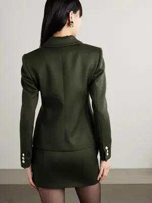 Alessandra Rich Wool-crepe Jacket