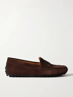 Men's Intrecciato Suede Loafers