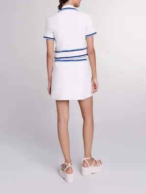 Maje Terry Knit Skirt
