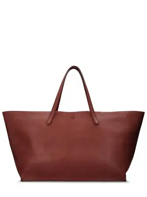 THE ROW THE ROW Xl Idaho Leather Tote Bag - Cognac Shg