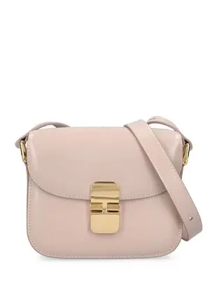 A.p.c. Mini Grace Smooth Leather Bag