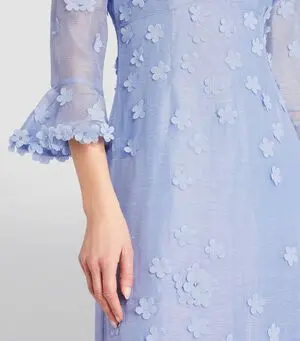 Zimmermann Maxi Floral Applique Dress