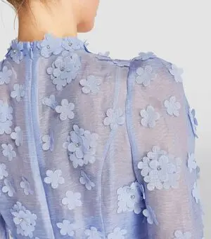 Zimmermann Maxi Floral Applique Dress