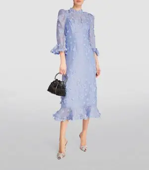 Zimmermann Maxi Floral Applique Dress