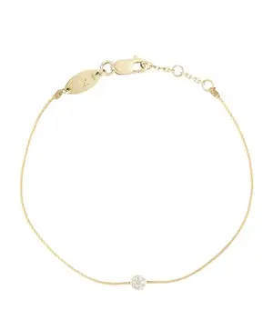 REDLINE Yellow And Diamond Illusion Bracelet - Gold
