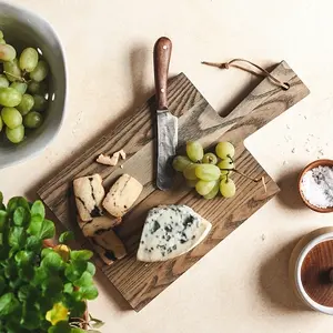 FARMHOUSE POTTERY Ash Wood Cutting Board - Medium Grey