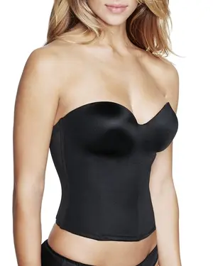 DOMINIQUE INTIMATES Ariel Hidden Underwire Corset - Black