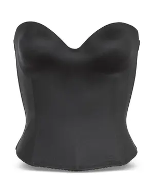 DOMINIQUE INTIMATES Ariel Hidden Underwire Corset - Black