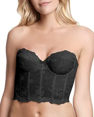 DOMINIQUE INTIMATES Taylor Low Back Bustier - Black