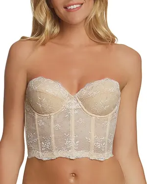 DOMINIQUE INTIMATES Taylor Low Back Bustier Nude