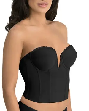 DOMINIQUE INTIMATES V Wire Bustier - Black