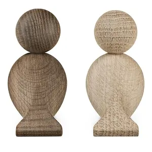KAY BOJESEN Oak Lovebirds, Set Of 2