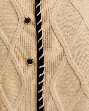 Misook Textural Knit A-line Skirt