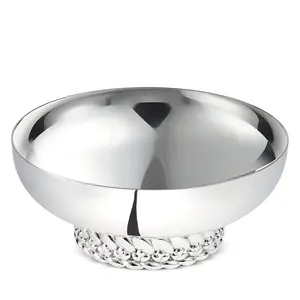 Christofle Babylone Large Silverplated Bowl - Silver