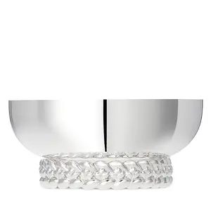 Christofle Babylone Small Silverplated Bowl - Silver