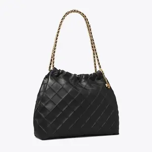 Tory Burch Fleming Soft Hobo Bag - Black