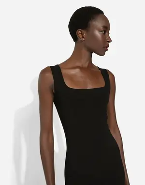 Dolce & Gabbana Short Jersey Sheath Dress