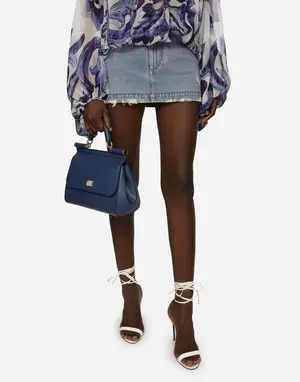 Dolce & Gabbana Large Sicily Handbag - Blue
