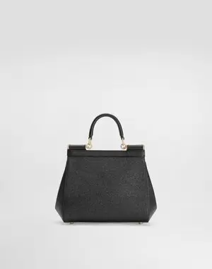 Dolce & Gabbana Small Sicily Handbag - Black