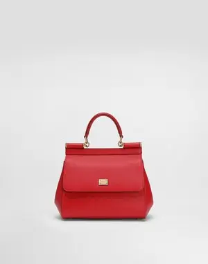 Dolce & Gabbana Small Sicily Handbag - Red