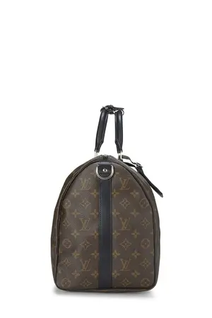 LOUIS VUITTON Monogram Macassar Keepall Bandouliere 45 - Brown