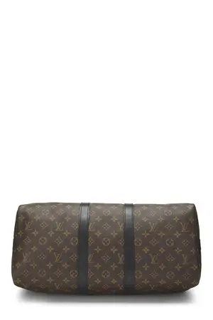 LOUIS VUITTON Monogram Macassar Keepall Bandouliere 45