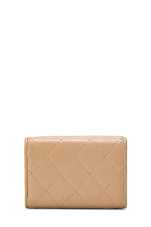 Chanel Lambskin Classic Flap Compact Wallet