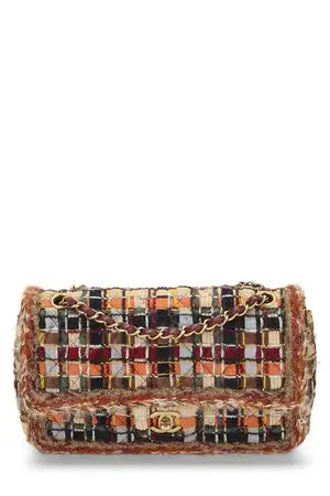 Chanel Tweed Half Flap Bag