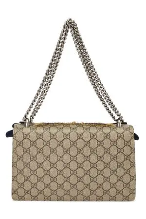 Gucci Embroidered Dionysus Shoulder Bag - Brown