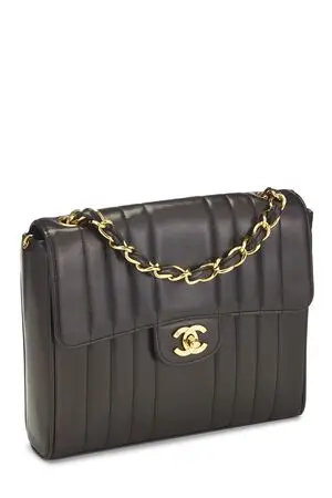 Chanel Lambskin Half Flap Bag