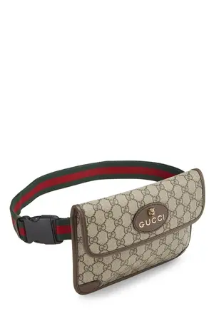 Gucci Original Gg Supreme Neo Vintage Belt Bag - Brown