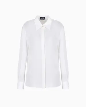 Giorgio Armani Pointed Collar Shirts For Women