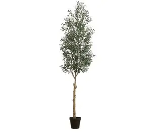 NEARLY NATURAL 10-ft Artificial Olive Tree - One-color