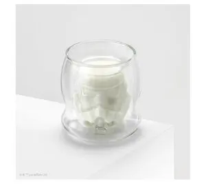 JOYJOLT Star Wars Stormtrooper 3d Double Wall Coffee Gl Ass 6.5 Oz
