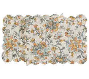 VALERIE PARR HILL Ainsley Floral 14' X 51' Table Runner Valerie - One-color
