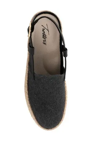 Trotters Paisley Slingback Espadrille Flat